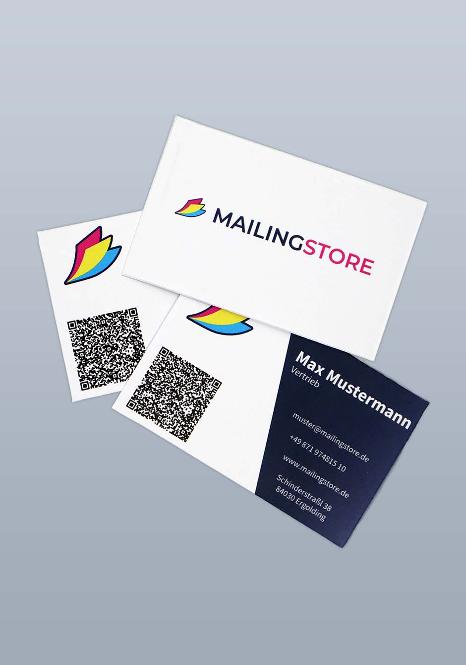 Visitenkarten online gestalten und drucken lassen | MAILINGSTORE